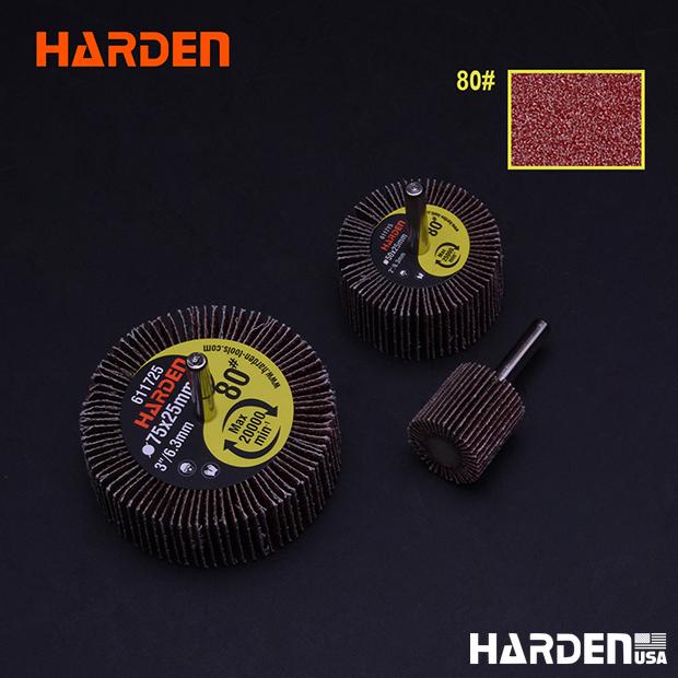 80 Mesh Flap wheel with shaft – Harden USA